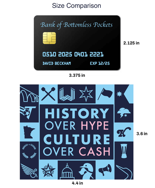 History Over Hype / Culture Over Cash Sticker – Wonderwall