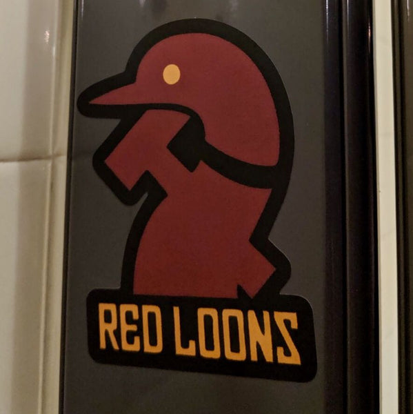 Red Loons - Logo Sticker – Wonderwall